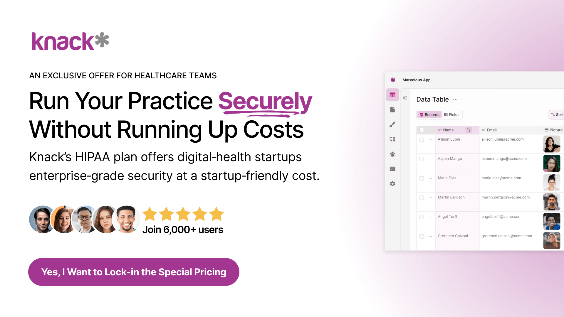 HIPAA-Compliant CRM Portal for Healthcare Providers